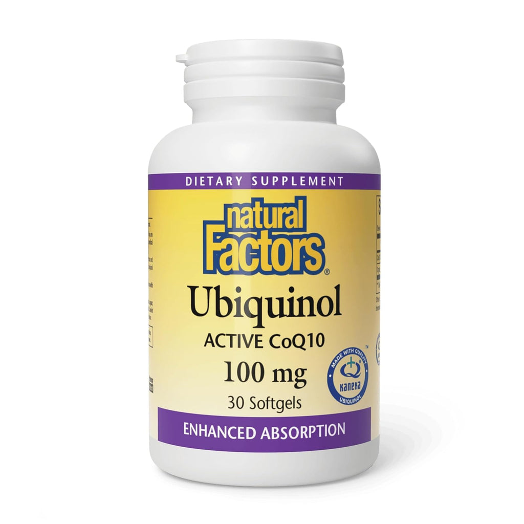 Natural Factors Ubiquinol softgels for energy
