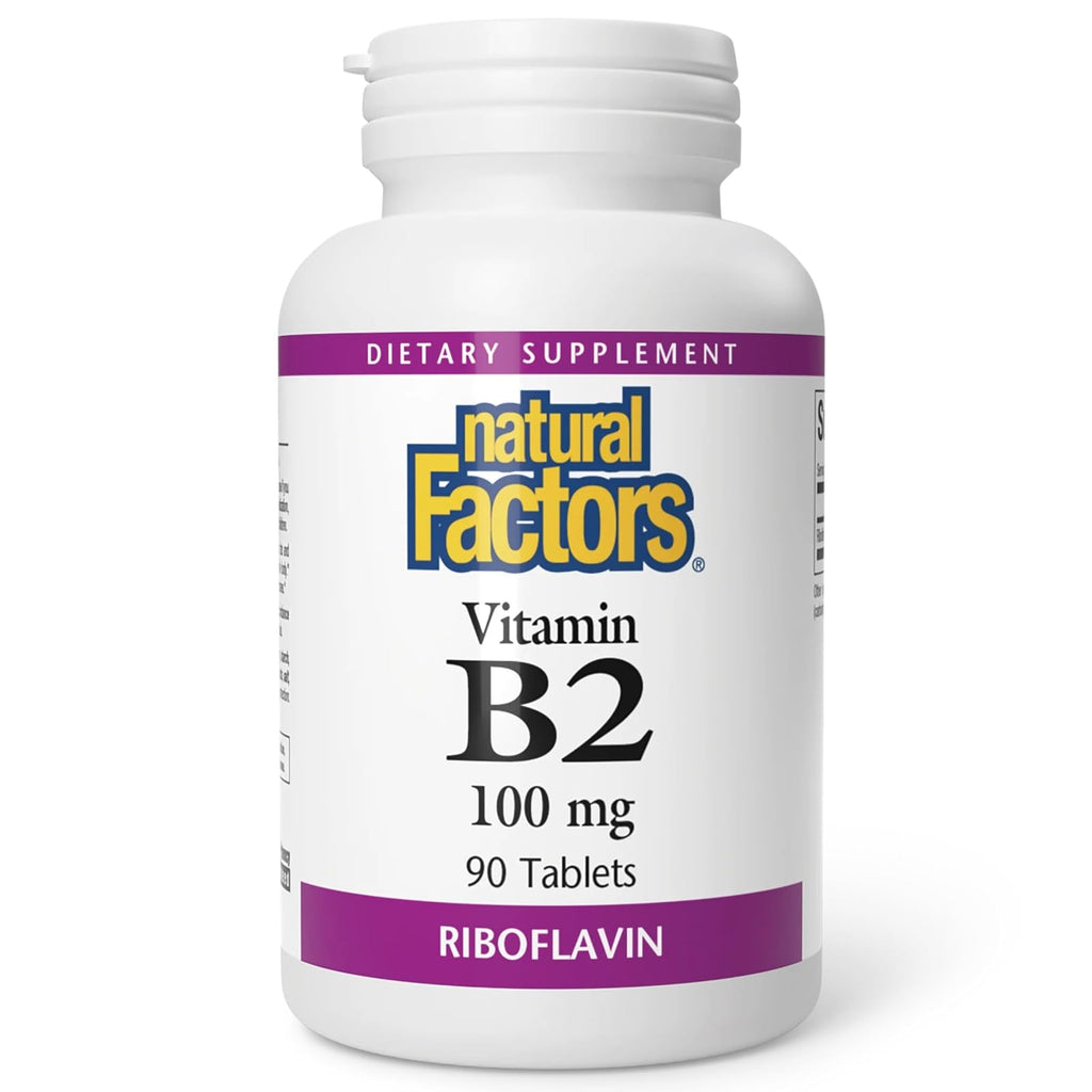 Natural Factors Vitamin B2 benefits