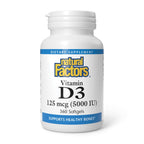 natural factors vitamin d3 softgels