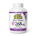 natural factors vitamin e softgels