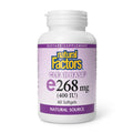 Natural Factors Vitamin E softgels