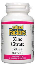 natural factors zinc citrate tablets