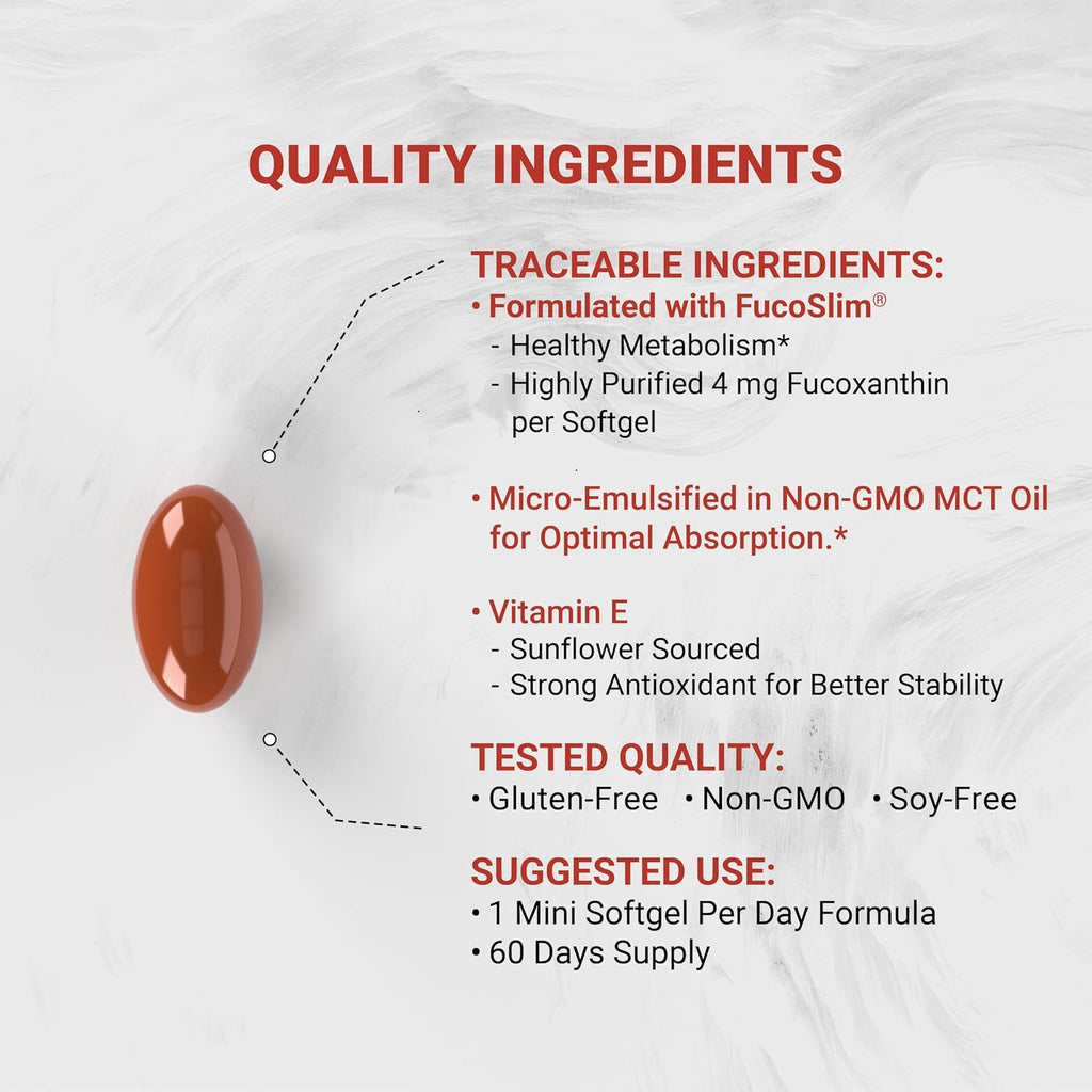 Natural fat burners with Fucoxanthin