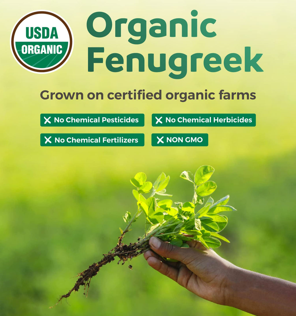 Natural Fenugreek capsules for wellness