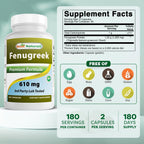 Natural fenugreek seed supplement benefits