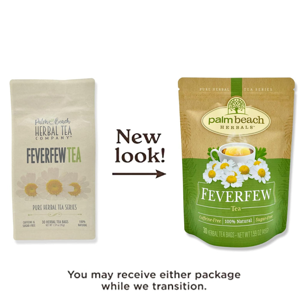 Natural feverfew tea for relaxation