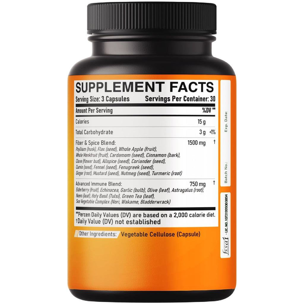 natural fiber and spice blend