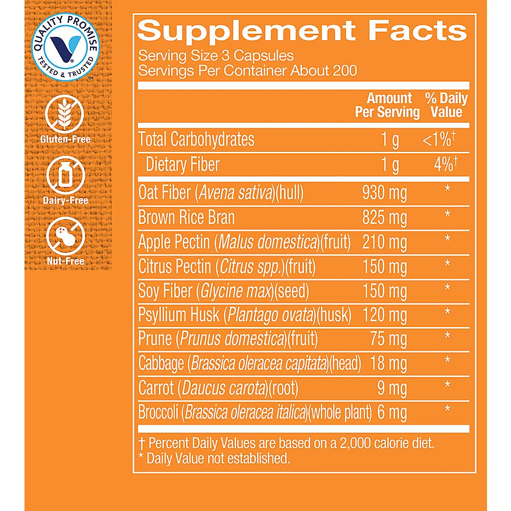 natural fiber blend for digestion