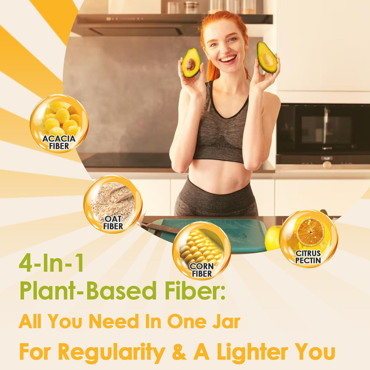 natural fiber boost for gut health