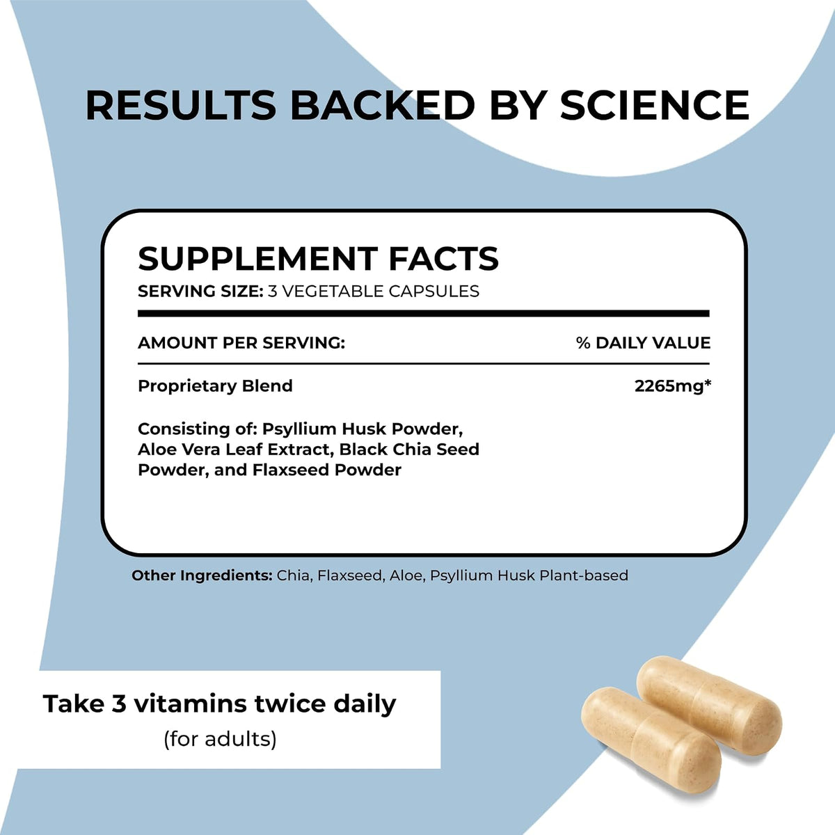 Natural fiber capsules for men