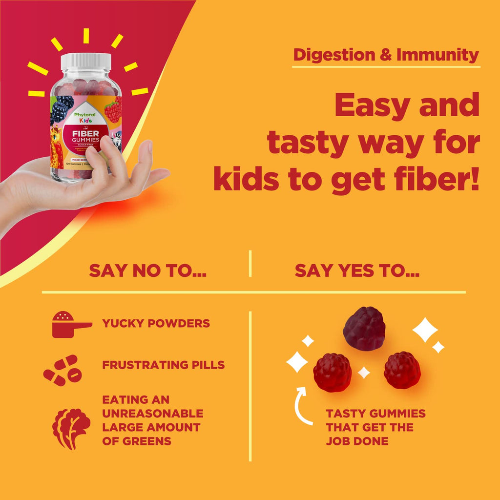 natural fiber gummies for children's health