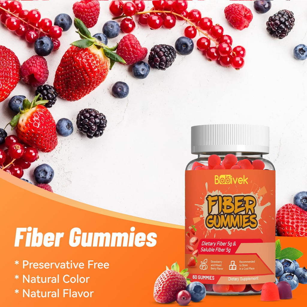natural fiber gummies for constipation relief