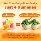 Natural fiber gummies for digestive wellness