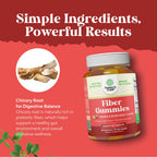 Natural fiber gummies for gut health