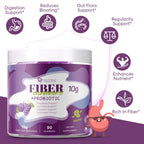 Natural fiber gummies for gut support