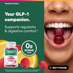 Natural fiber gummies for healthy bowel movement