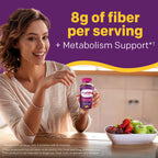 Natural fiber gummies for regularity