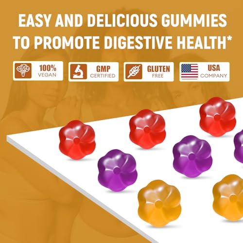 Natural fiber gummies with probiotics