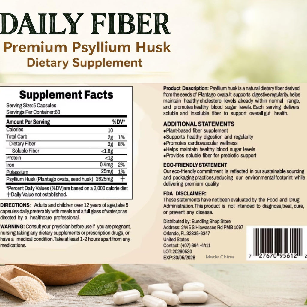 natural fiber supplement for adults