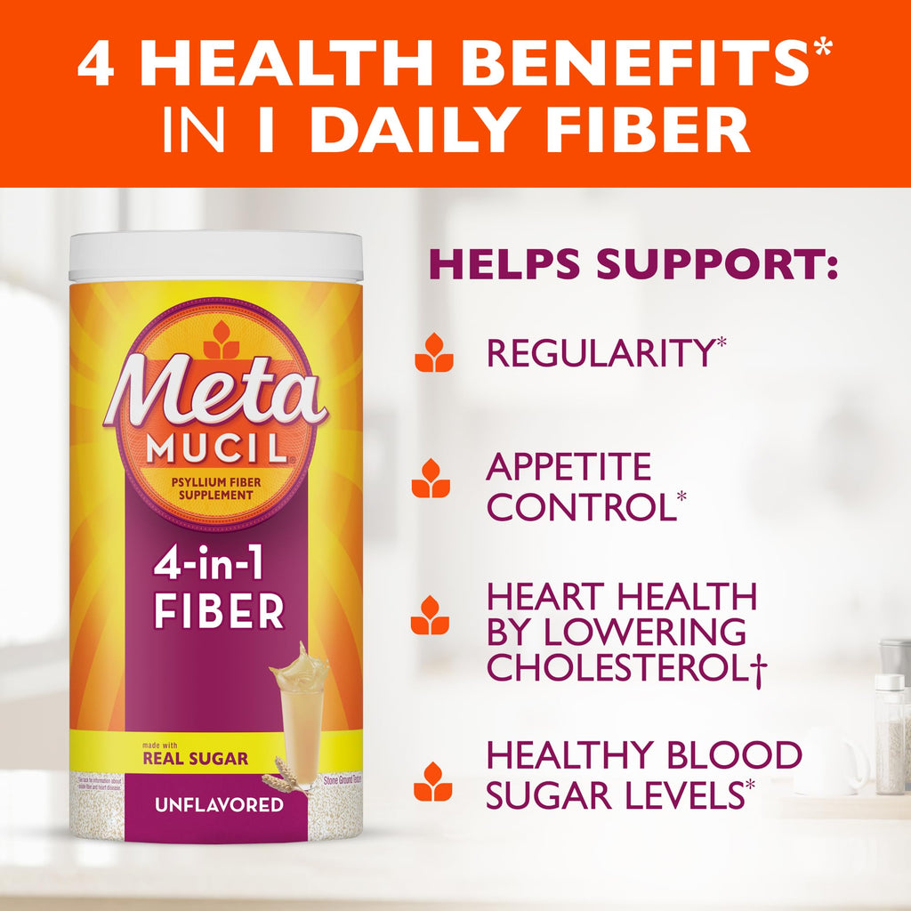 Natural fiber supplement for bloating relief