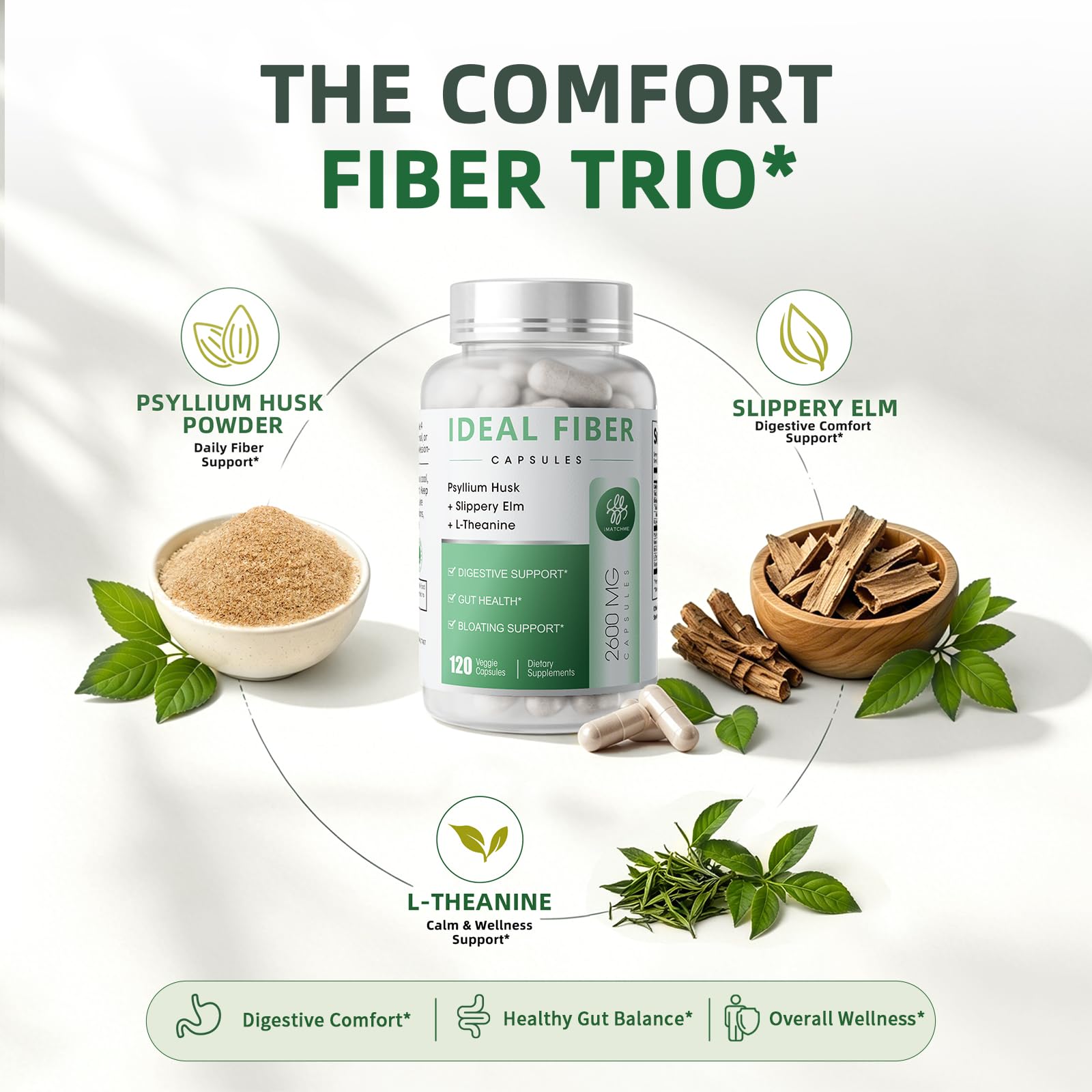 Natural fiber supplement for digestion