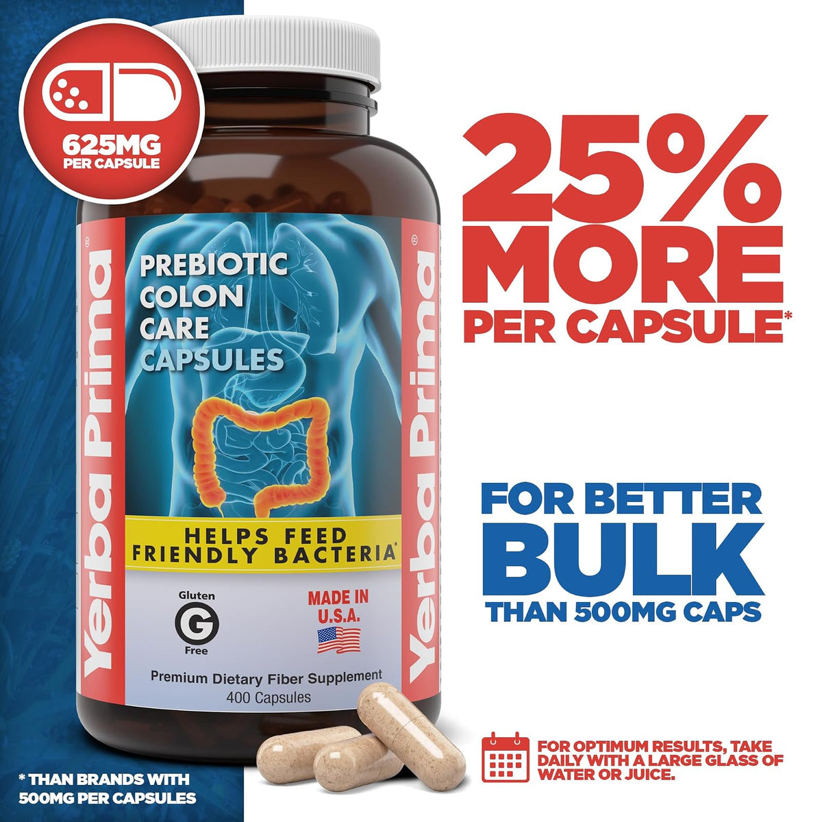 Natural fiber supplement for gut care