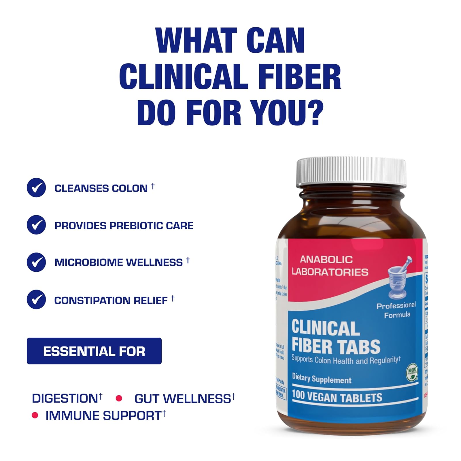 Natural fiber supplement for gut health