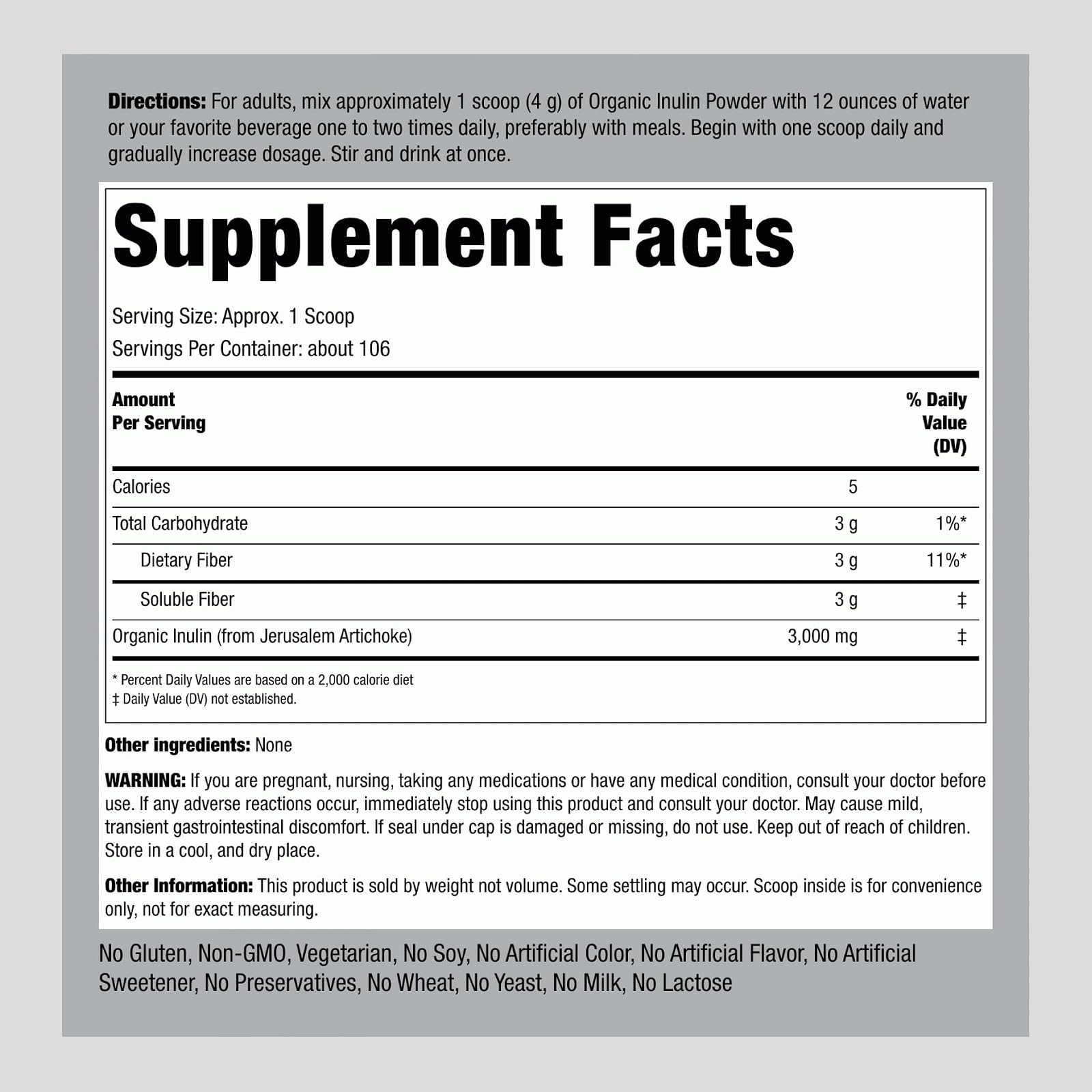 natural fiber supplement for gut health