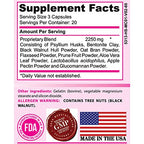 Natural fiber supplement for women