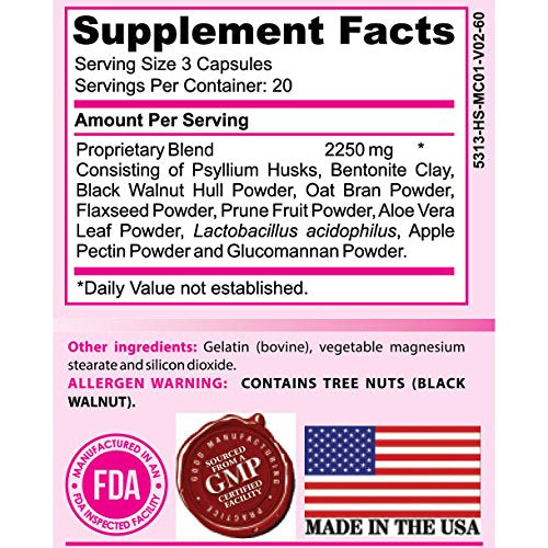 Natural fiber supplement for women