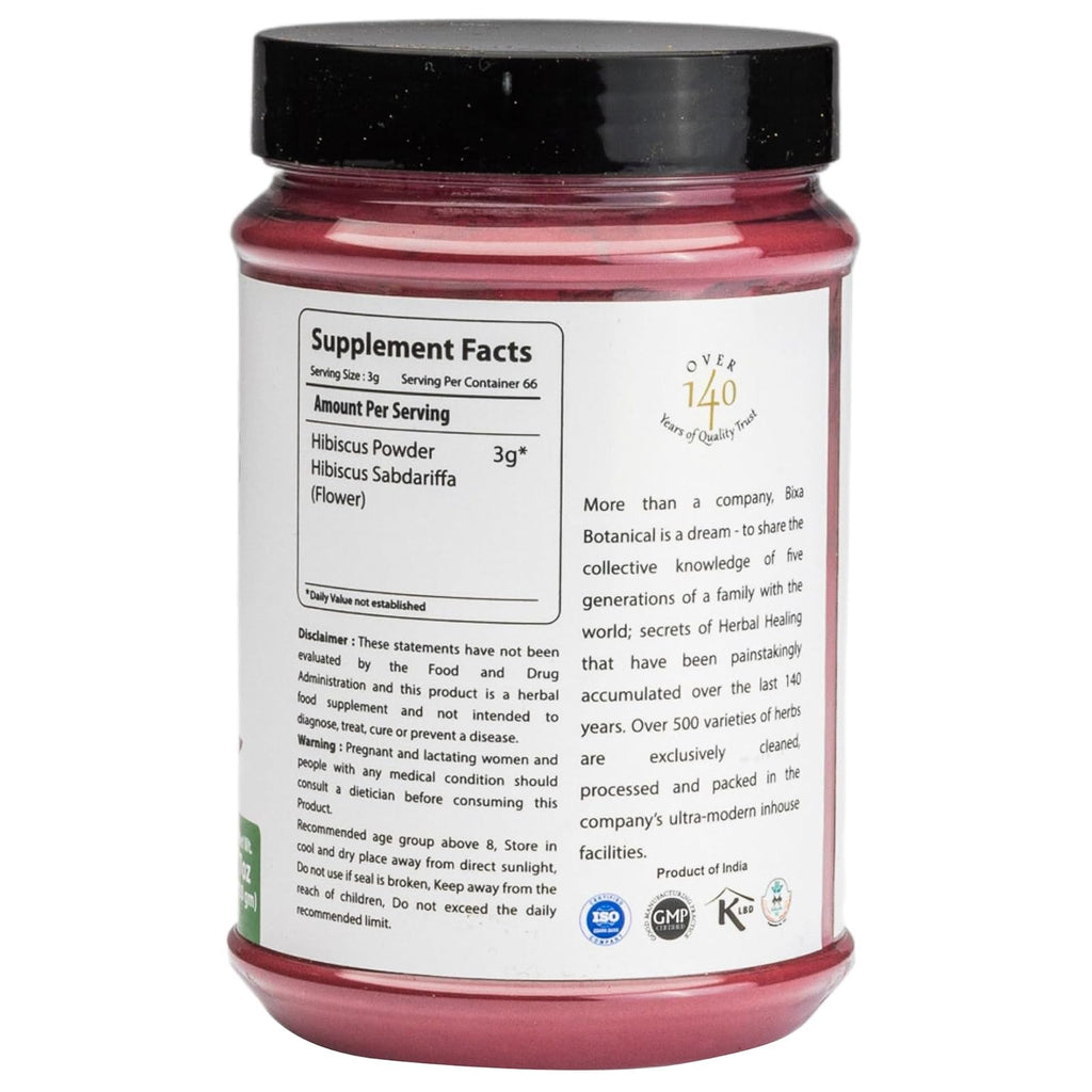 natural fiber supplement hibiscus powder