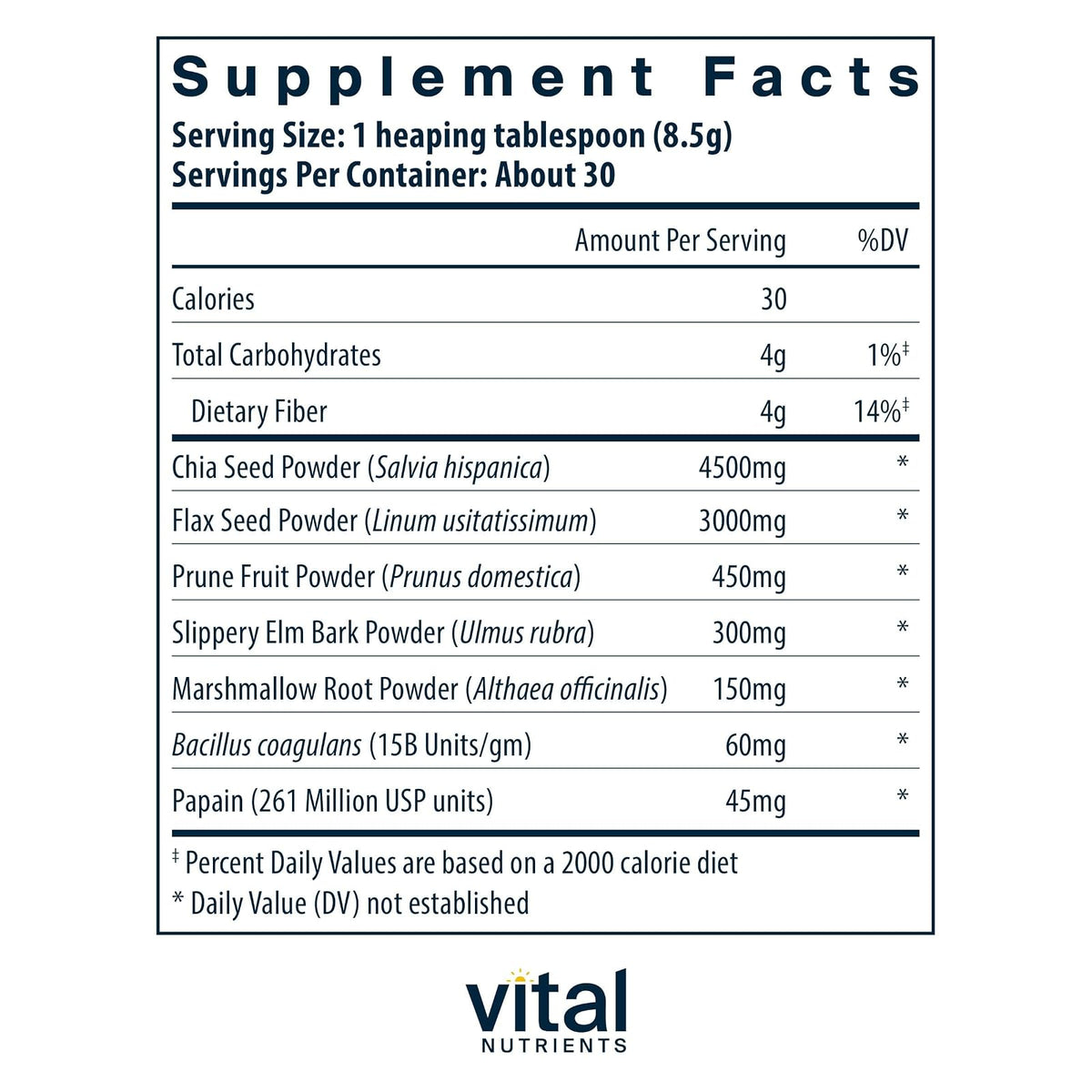 natural fiber supplement with psyllium husk