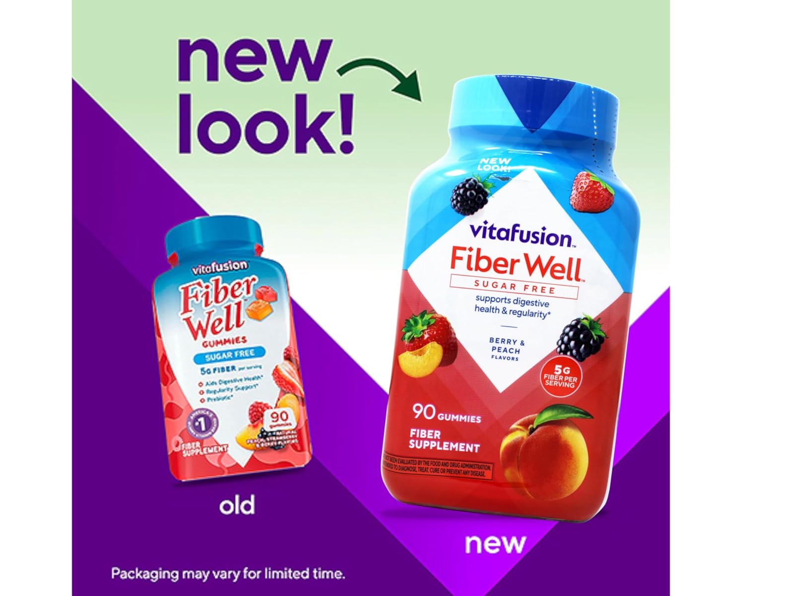 Natural fiber support with VitaFusion