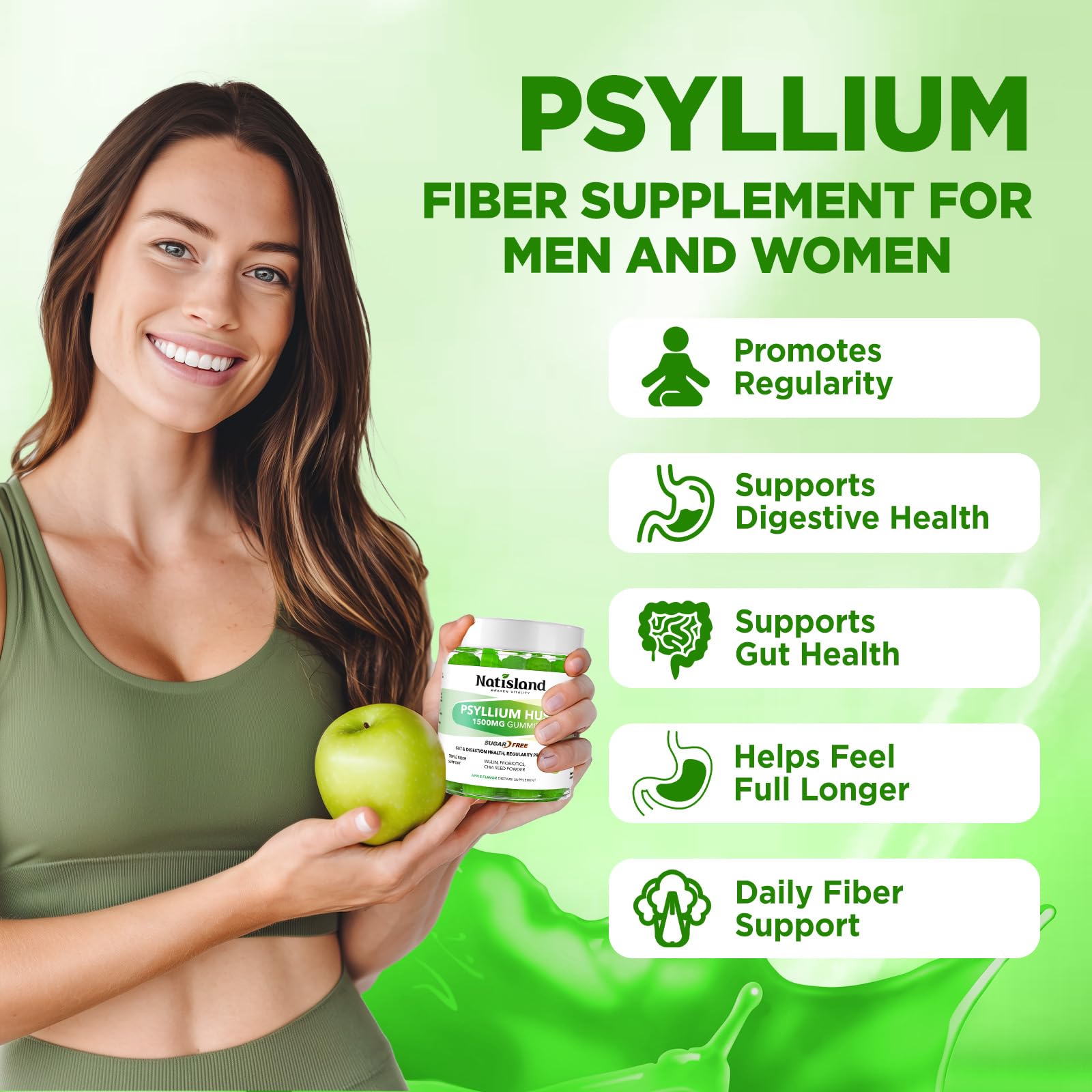 natural fibre gummies for gut health