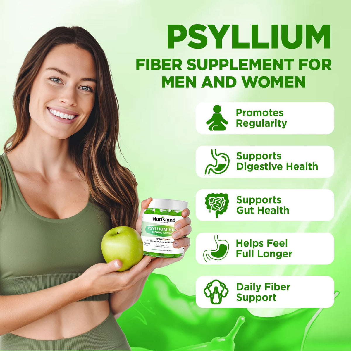 natural fibre psyllium husk gummies