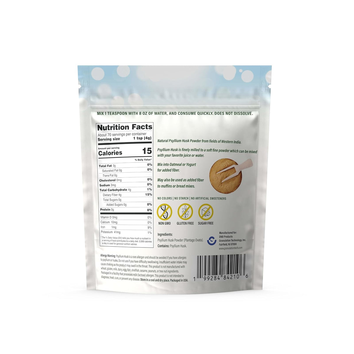 natural fibre supplement for gut health