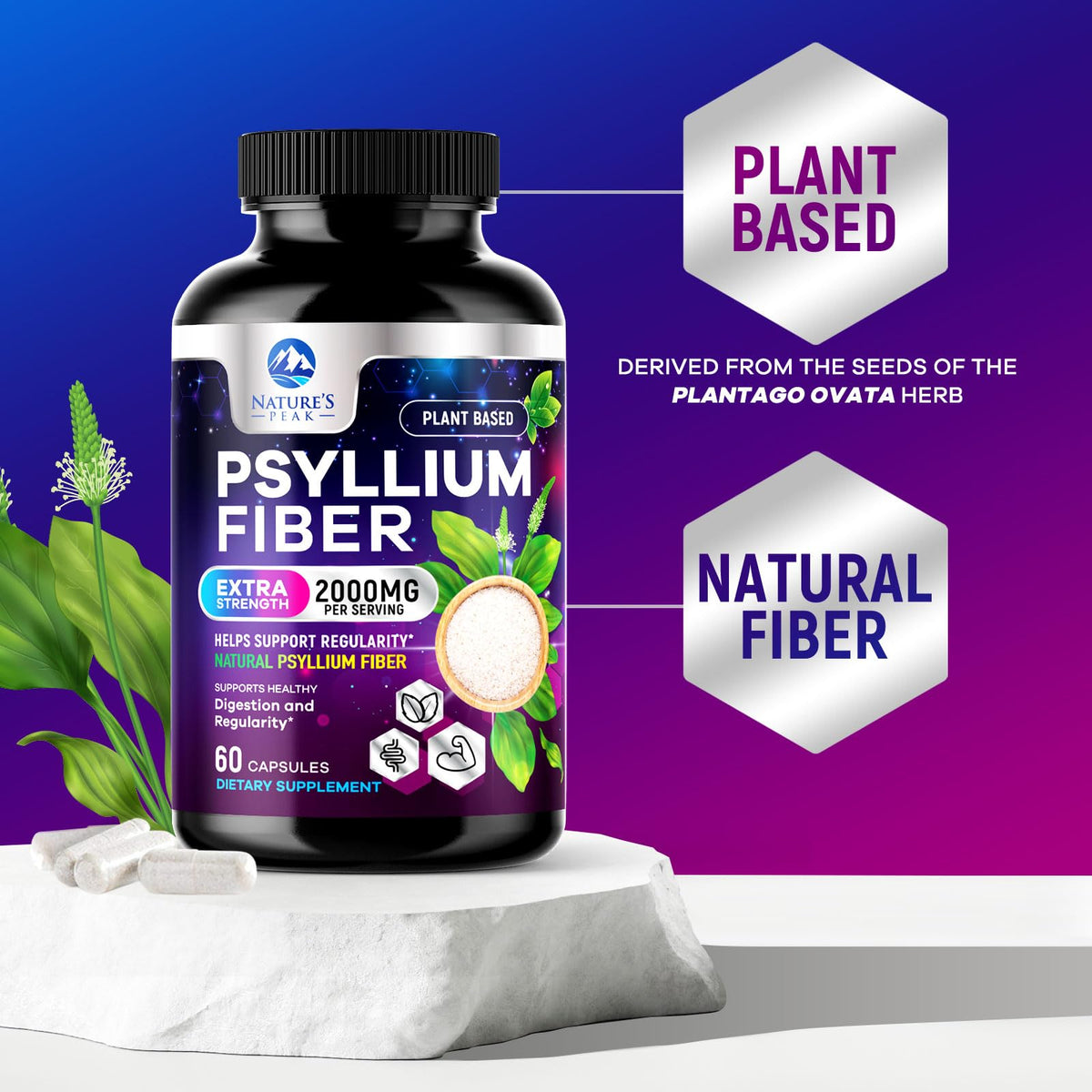 natural fibre supplement for gut wellness