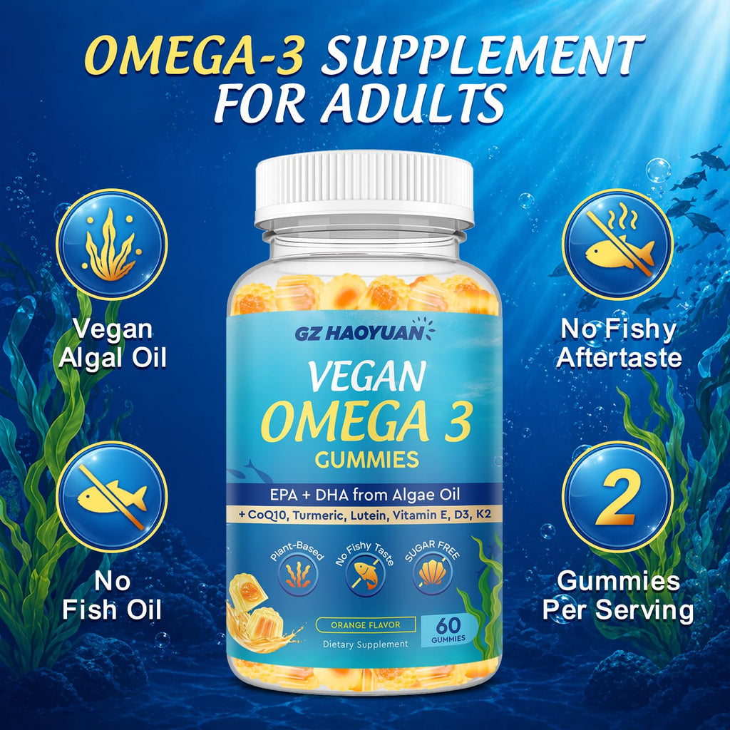 Natural fish oil alternative gummies