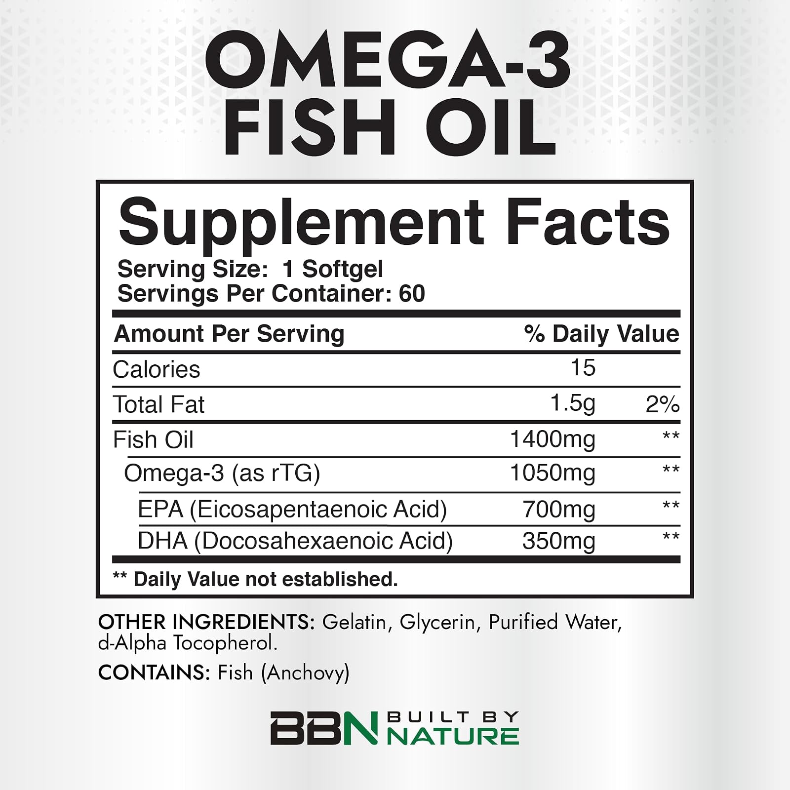 natural fish oil supplement for wellness