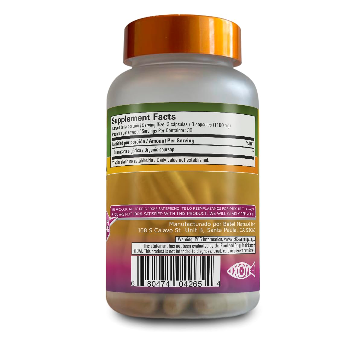 Natural flavonoids in Betel capsules