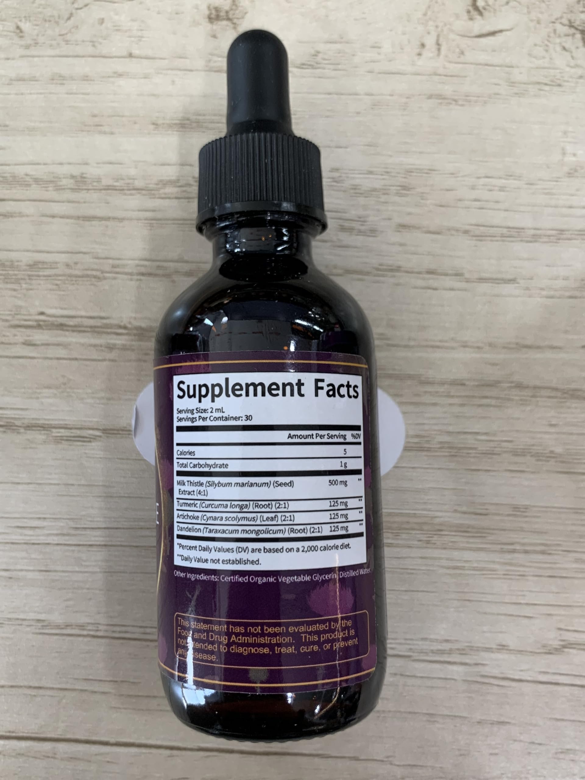 Natural flavor milk thistle extract