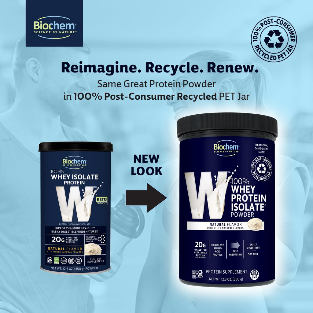 Natural flavor whey protein supplement