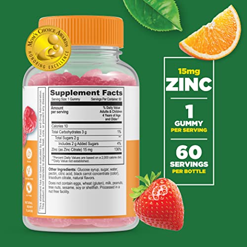 Natural flavor zinc for healthy skin