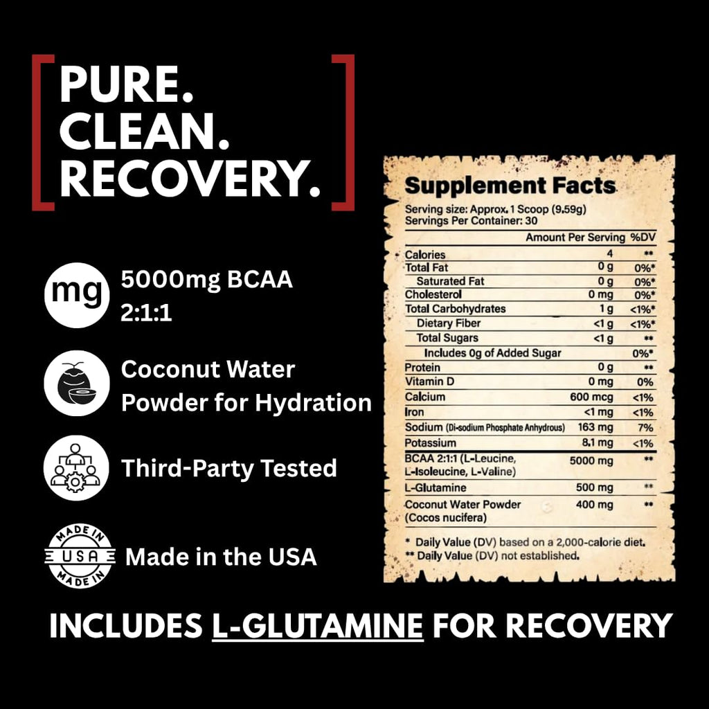 natural flavour BCAA drink mix