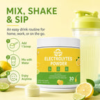 Natural flavour electrolyte drink mix