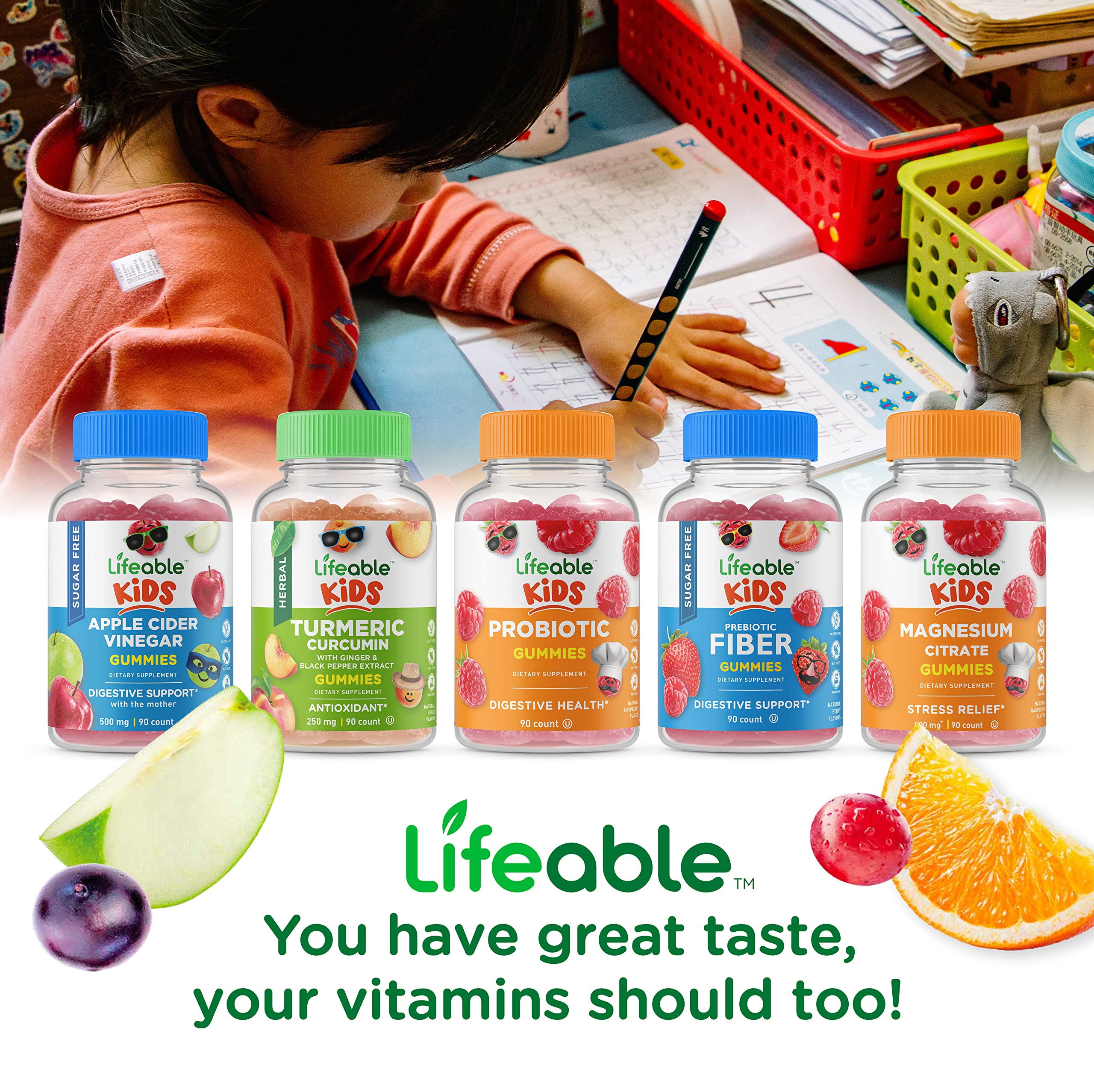 natural flavour kids vitamin supplements