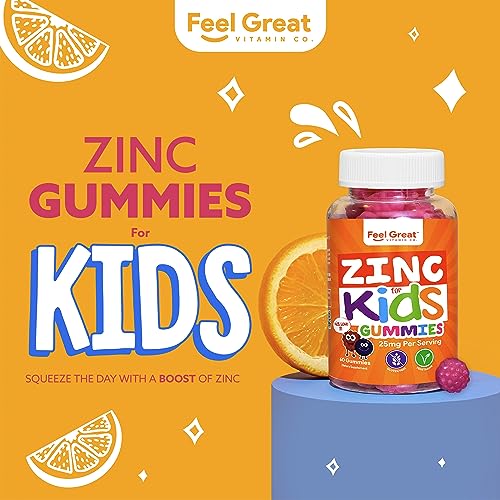 Natural flavour zinc supplements for kids