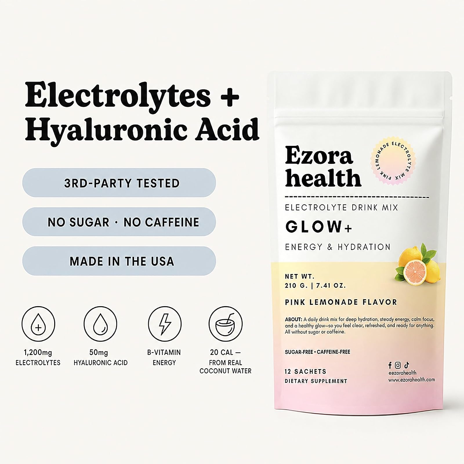 natural flavours electrolyte drink