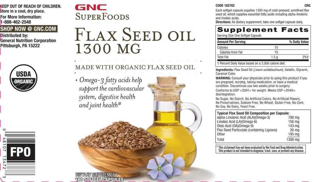 natural flax seed oil capsules
