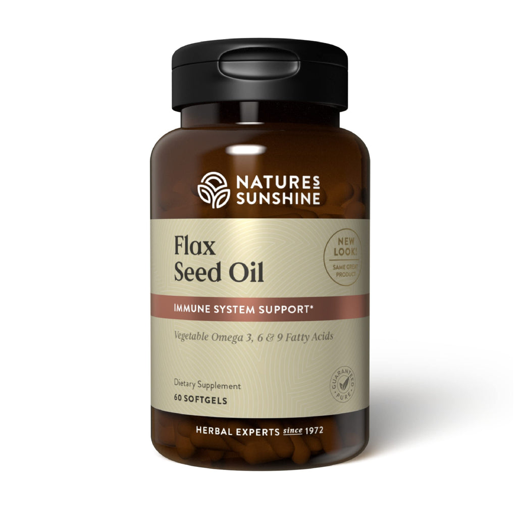 natural flax seed oil softgels